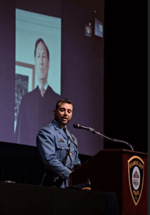 U.S. Supreme Court justice swears in Atlantic City police Chief Sarkos ...